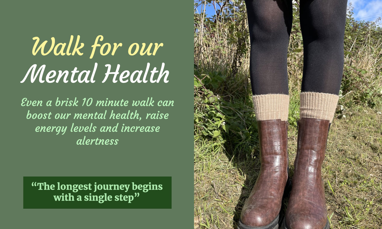 How walking can boost our mental health