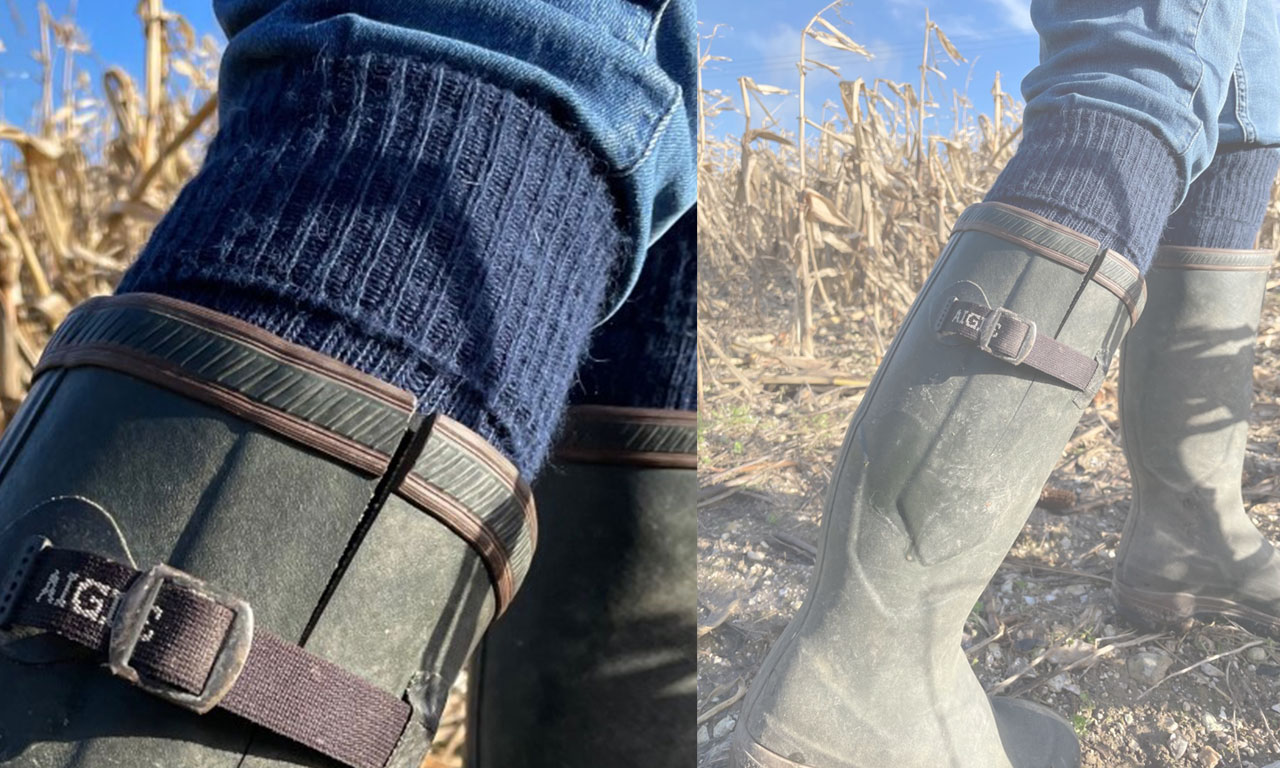 Wellie season means Country socks!