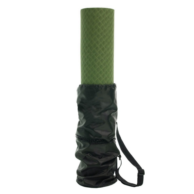 Dark Green Eco-friendly TPE yoga mat'sThick Exercise Fitness Physio ...