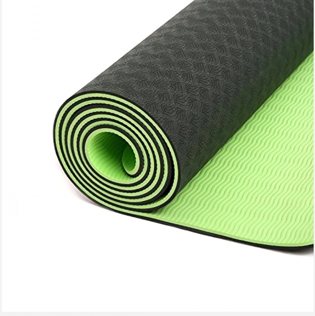 Eco-friendly TPE yoga mat's Thick Exercise Fitness Physio Pilates Gym Mats