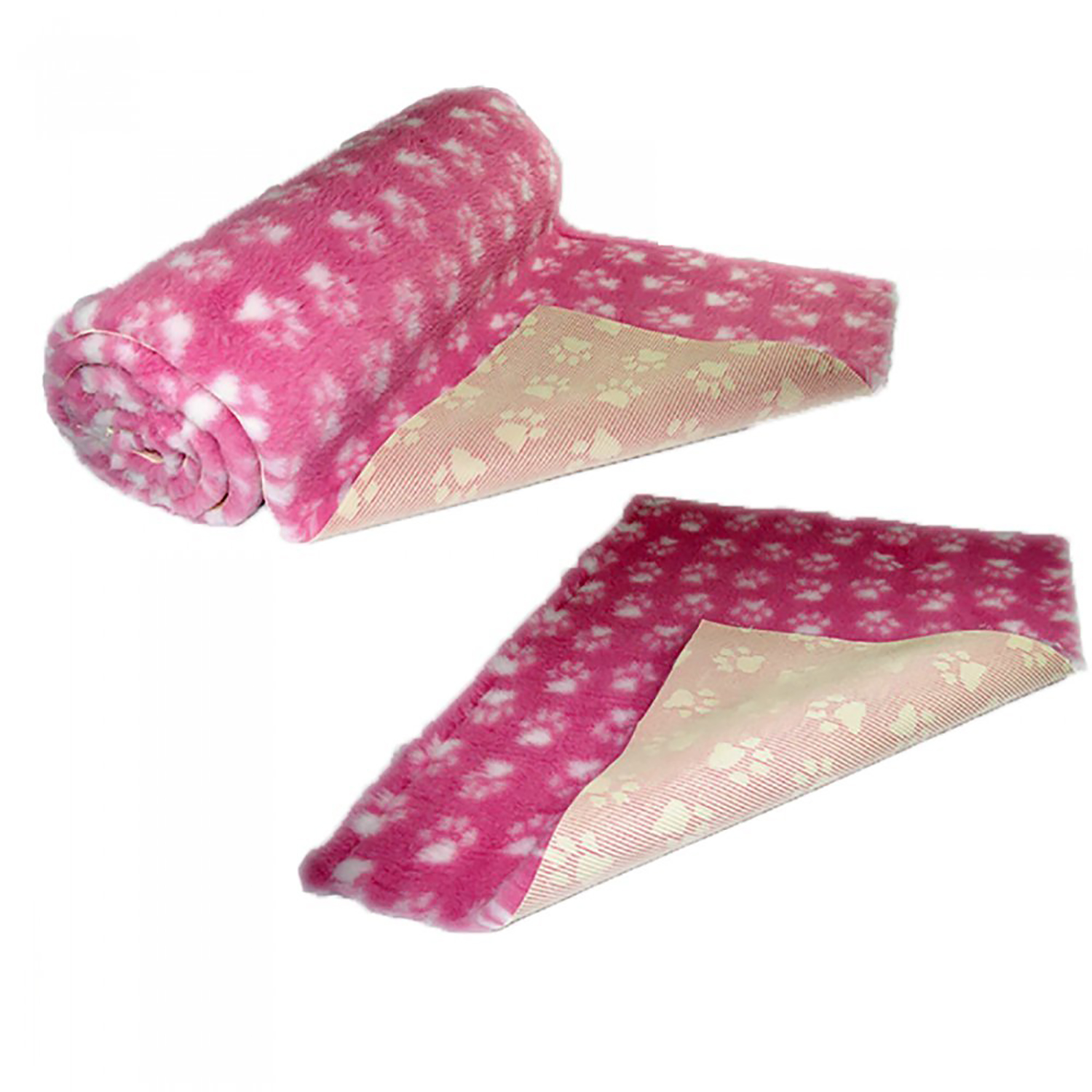 Pink Paw Non Slip Vet Bedding. Vet bed cut in squares and rolls Vetbed ...