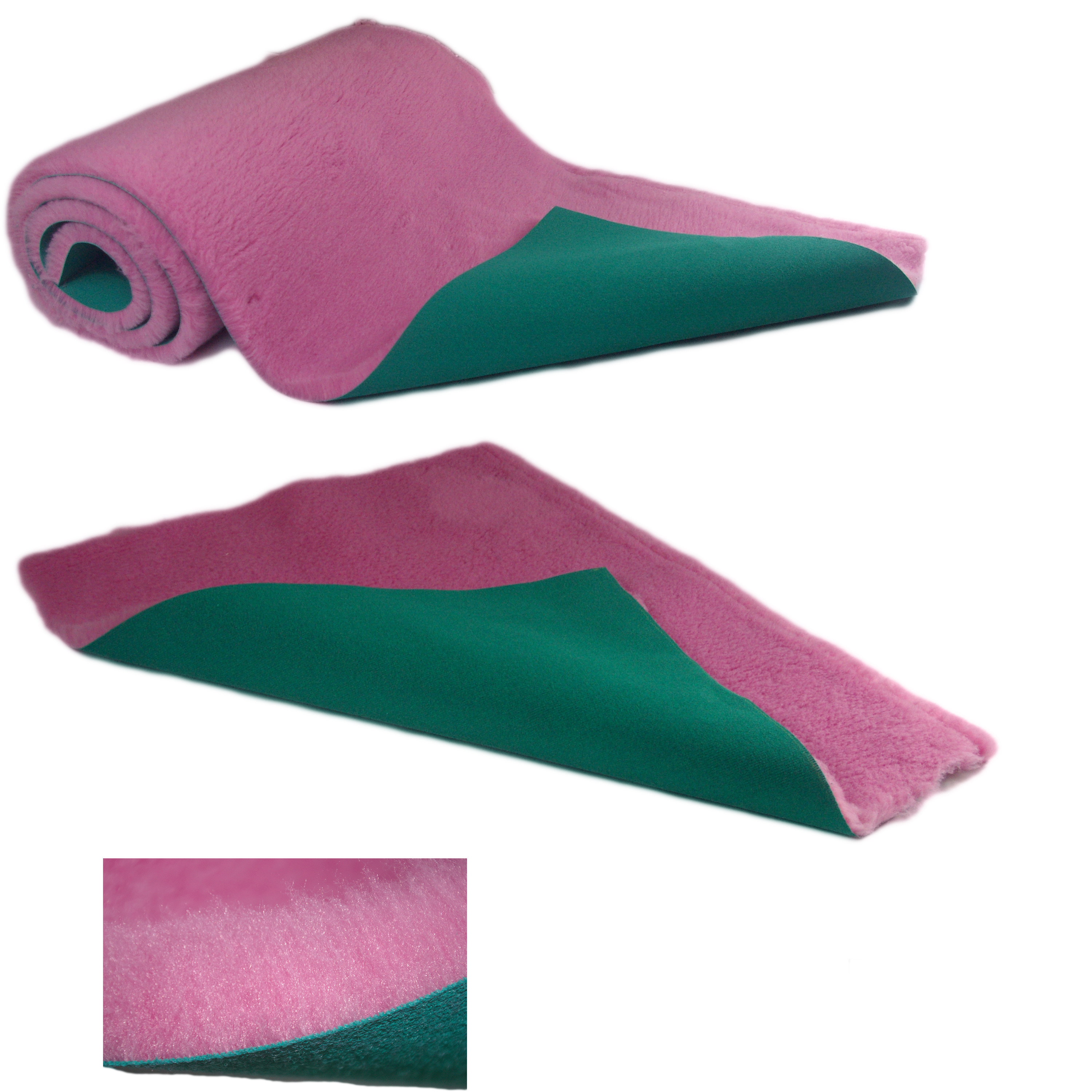 Pink High Grade Traditional vet bedding,vet bed cut in squares or rolls ...